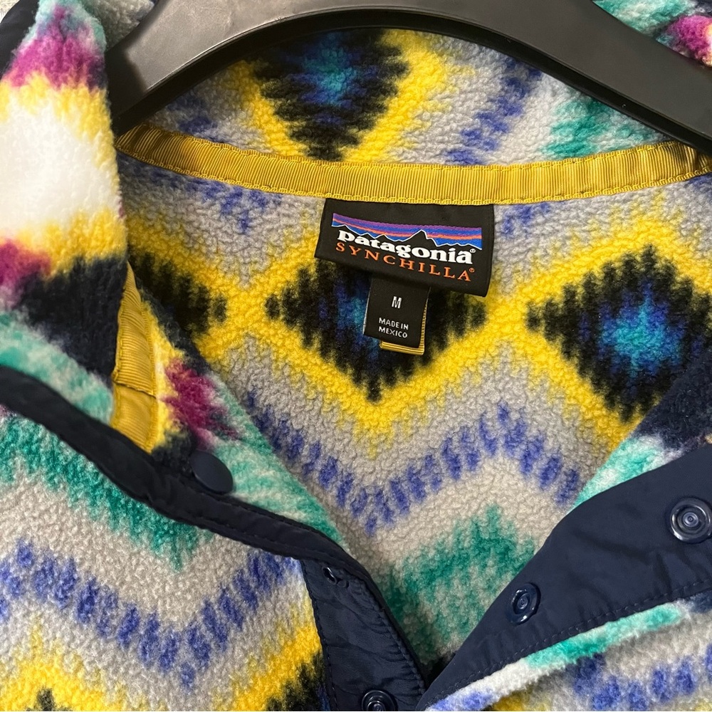 Rare Patagonia Aztec Themed Synchilla - Gem